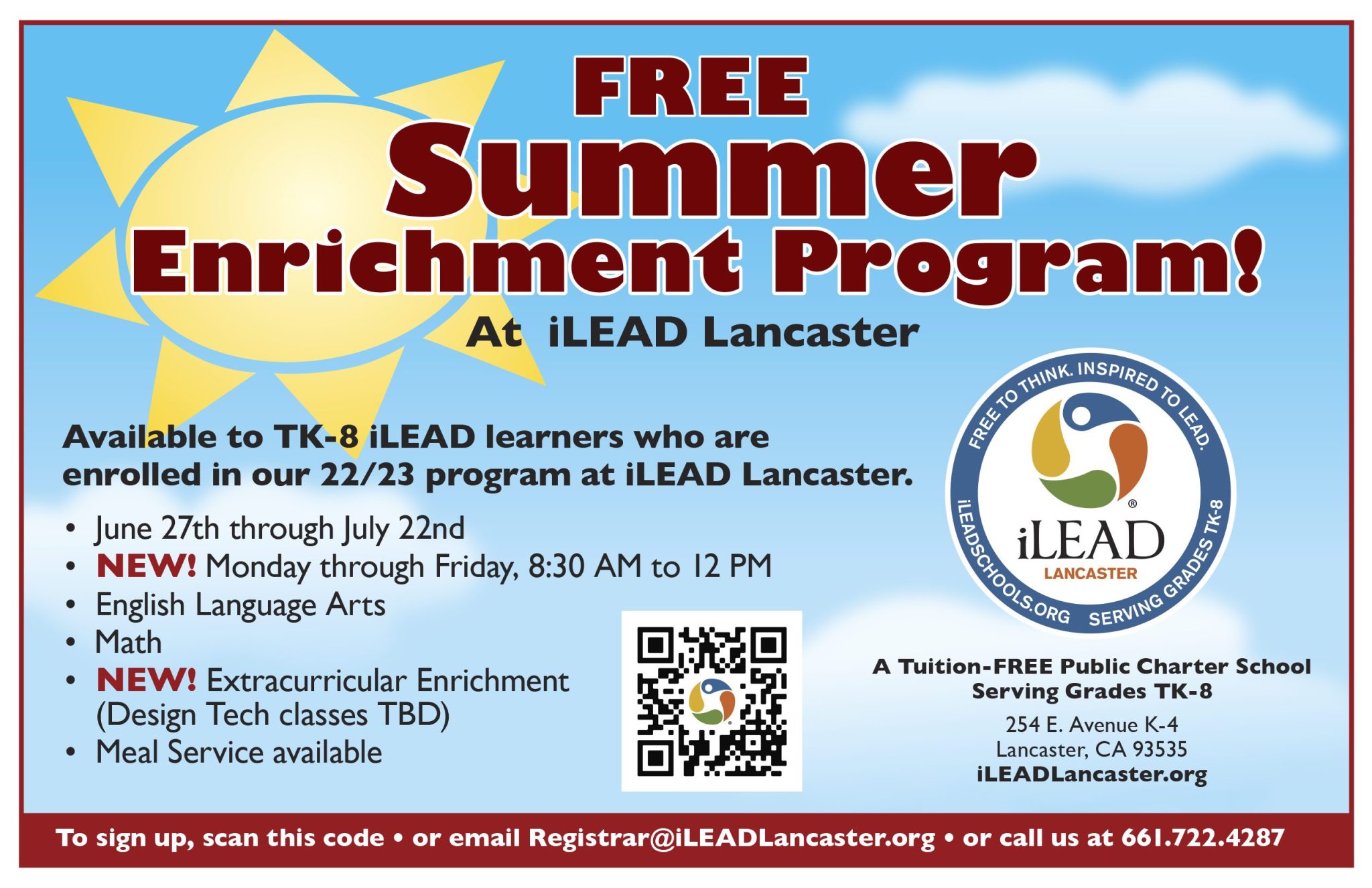 Summer Enrichment Program - iLEAD Lancaster