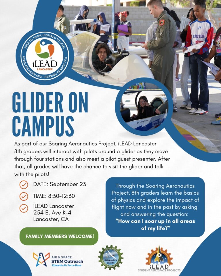iLEAD Lancaster Launches 8th Grade Soaring Aeronautics Project ...