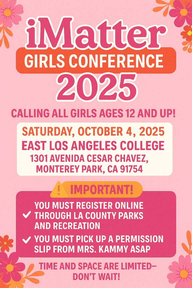 iMatter Girls Empowerment Conference 2025: October 4 - iLEAD Lancaster