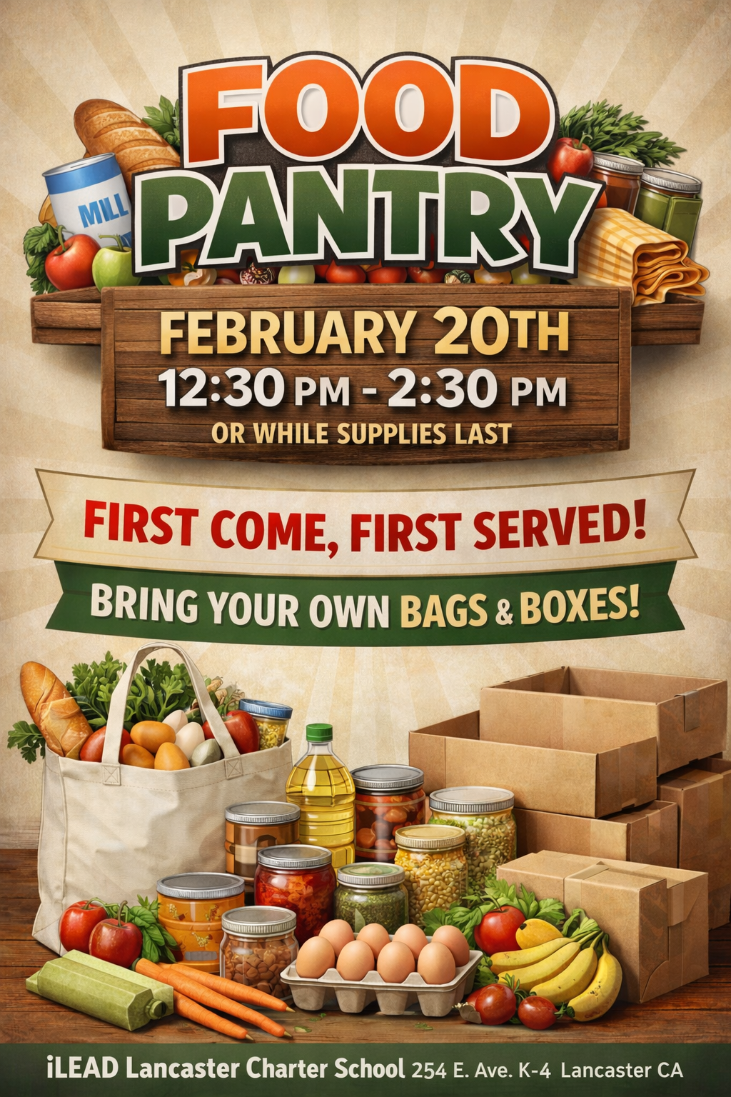 iLEAD Lancaster Kindness Club Free Food Distribution: February 20 ...